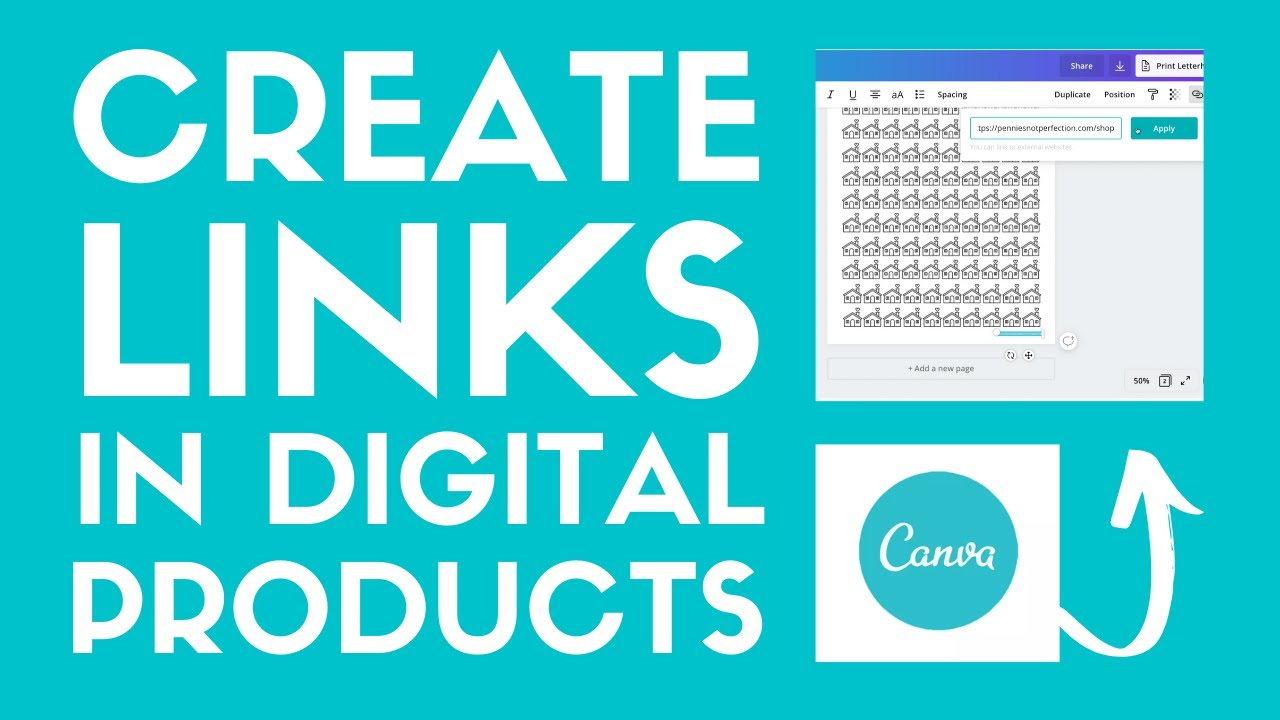 How To Hyperlink In Canva Pennies Not Perfection