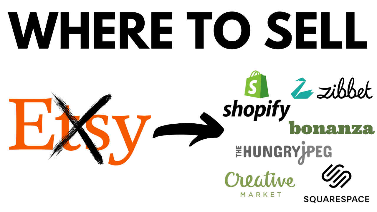 Alternatives To Etsy Where To Sell Besides Etsy Pennies Not Perfection